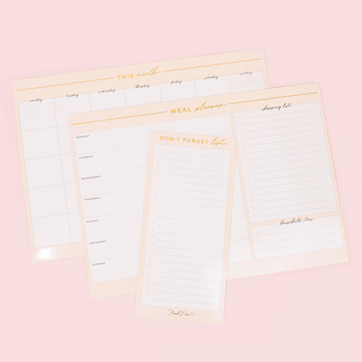 MAGNET PLANNERS | Weekly + Monthly Planners, Meal Planner, Kids Chore ...