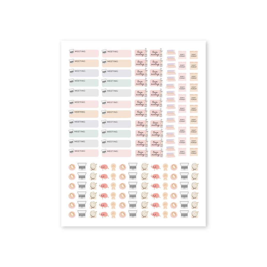 Teacher Sticker Pack | Planner Stickers | Subjects, due-dates ...