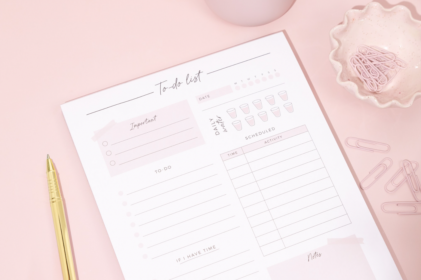 To-Do List Notepad – Steph Pase Planners