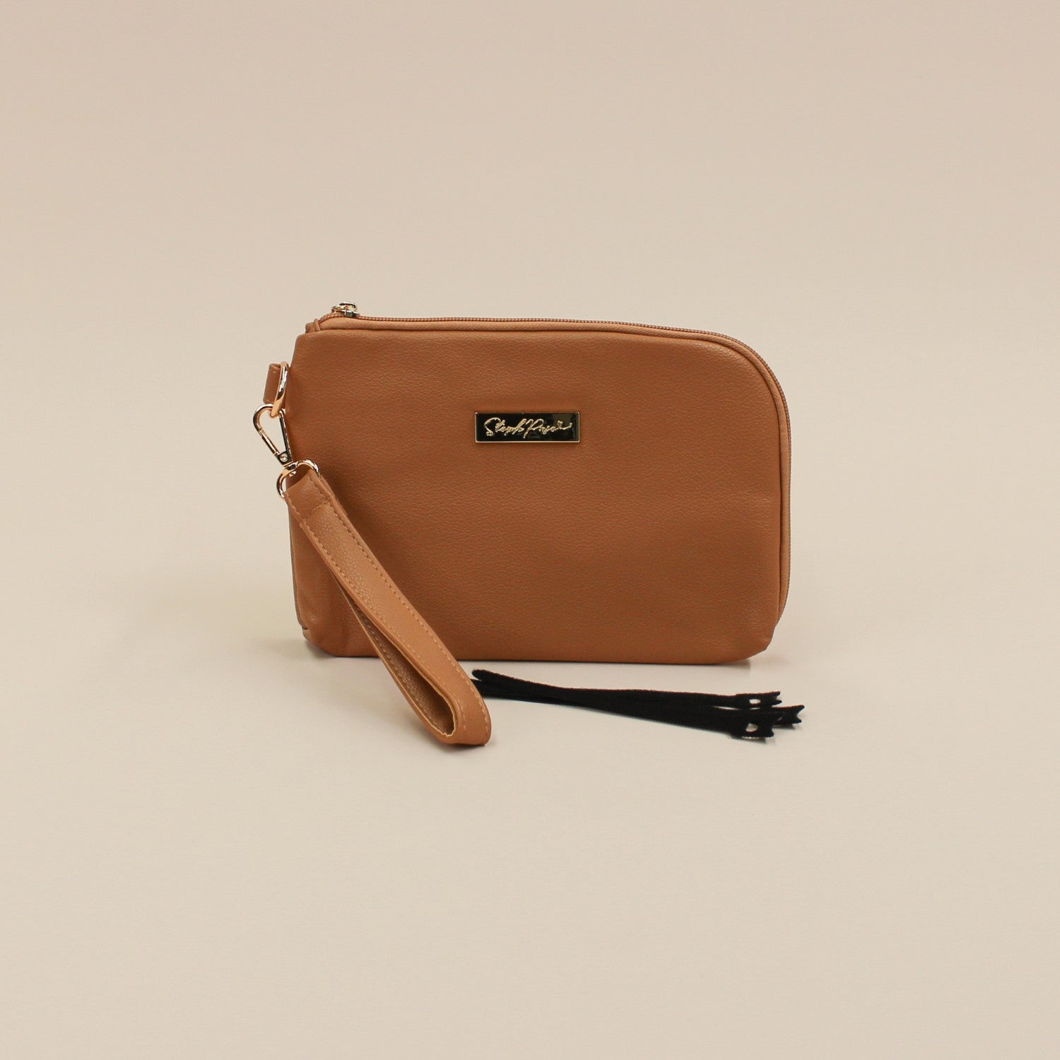 Tech Pouch Multipurpose Desk Organiser - Tan Brown – Steph Pase Planners