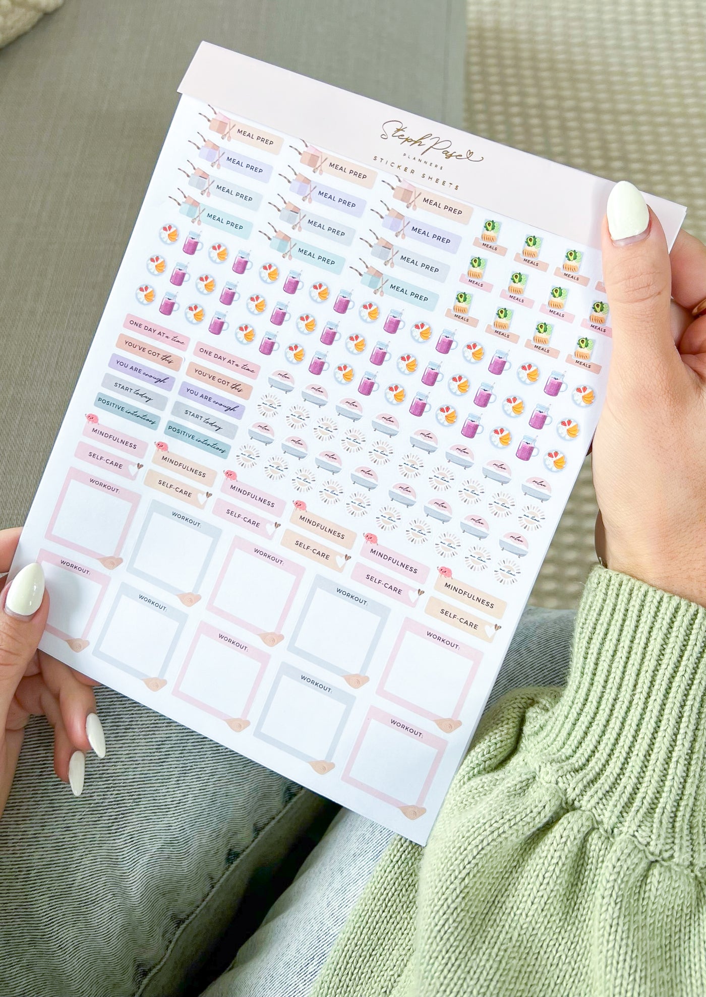Health Sticker Pack – Steph Pase Planners